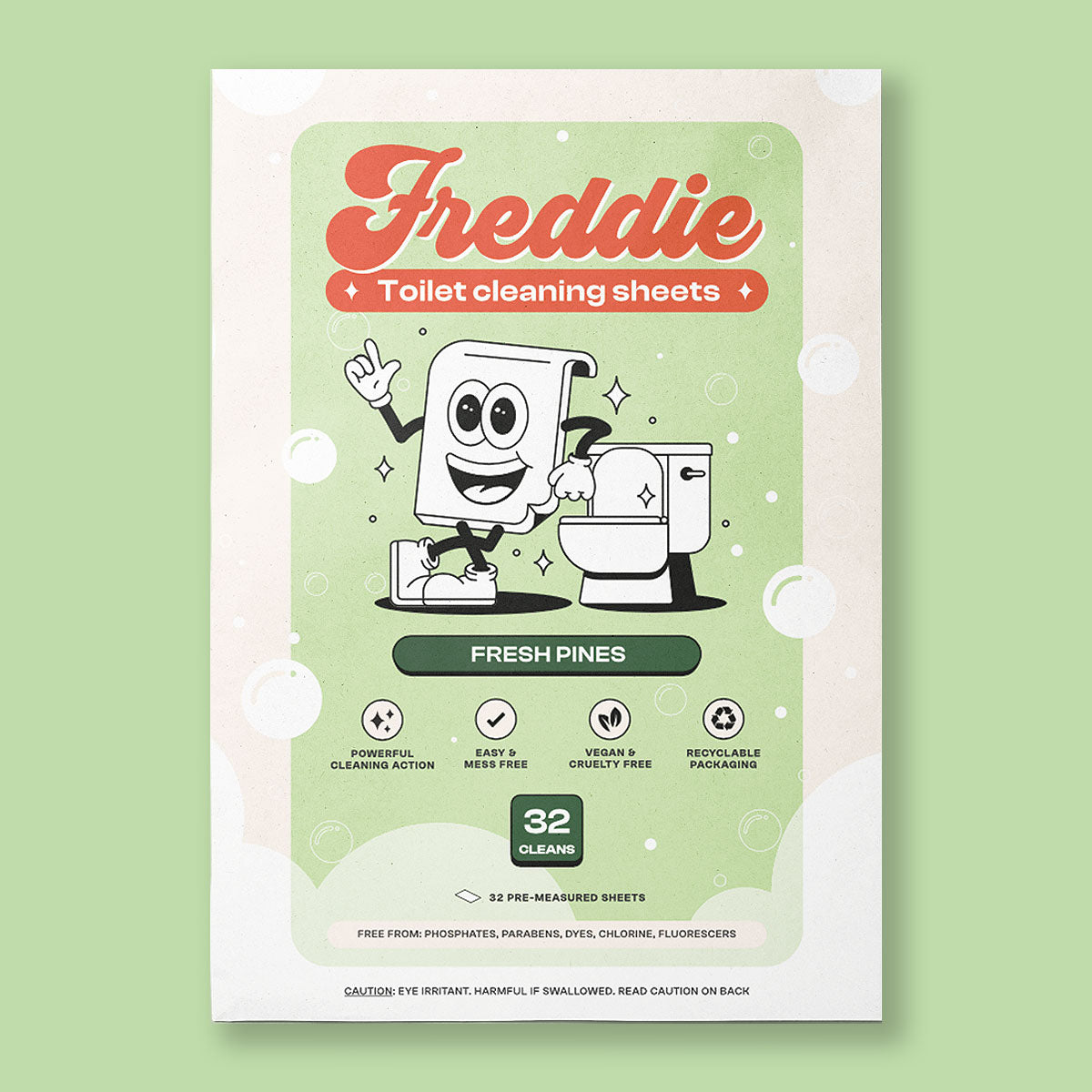 Toilet Cleaning Sheets – Freddie